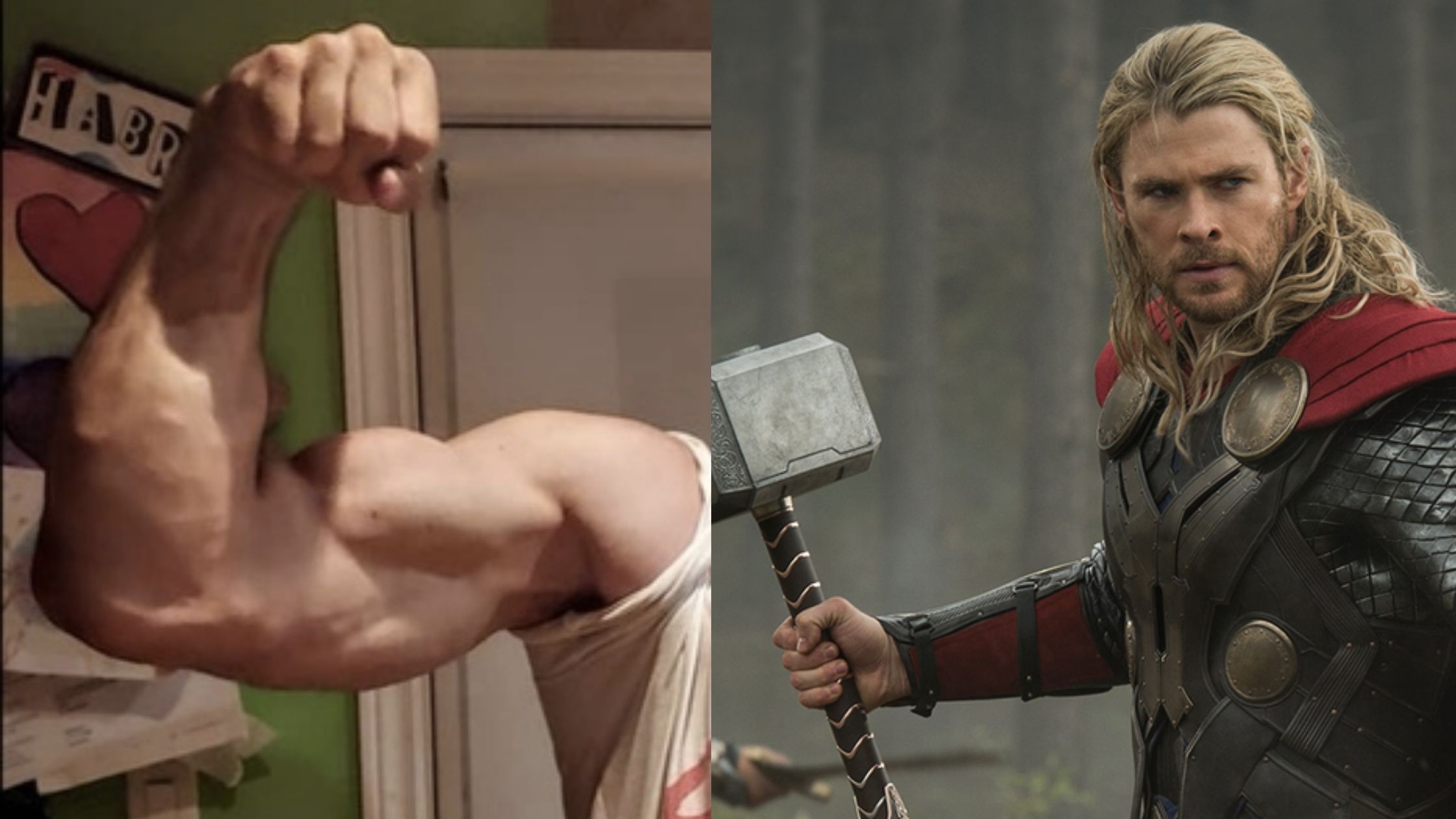 Chris Hemsworth Arms